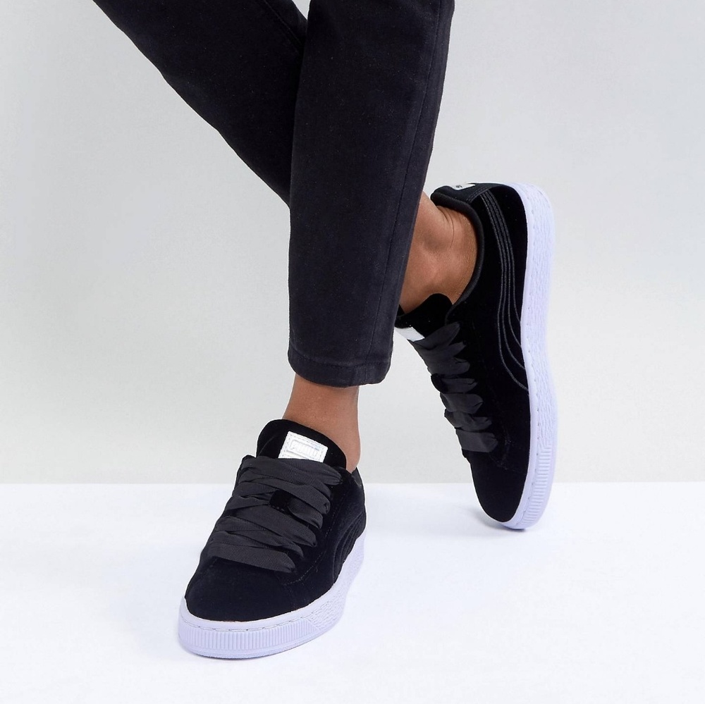 Puma Velour Basket Classic Sneaker - Gem